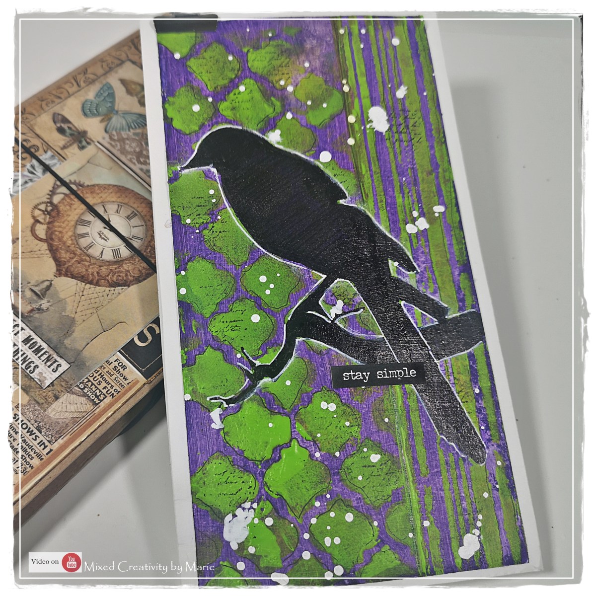 Making your own collage papers – BeaGrob